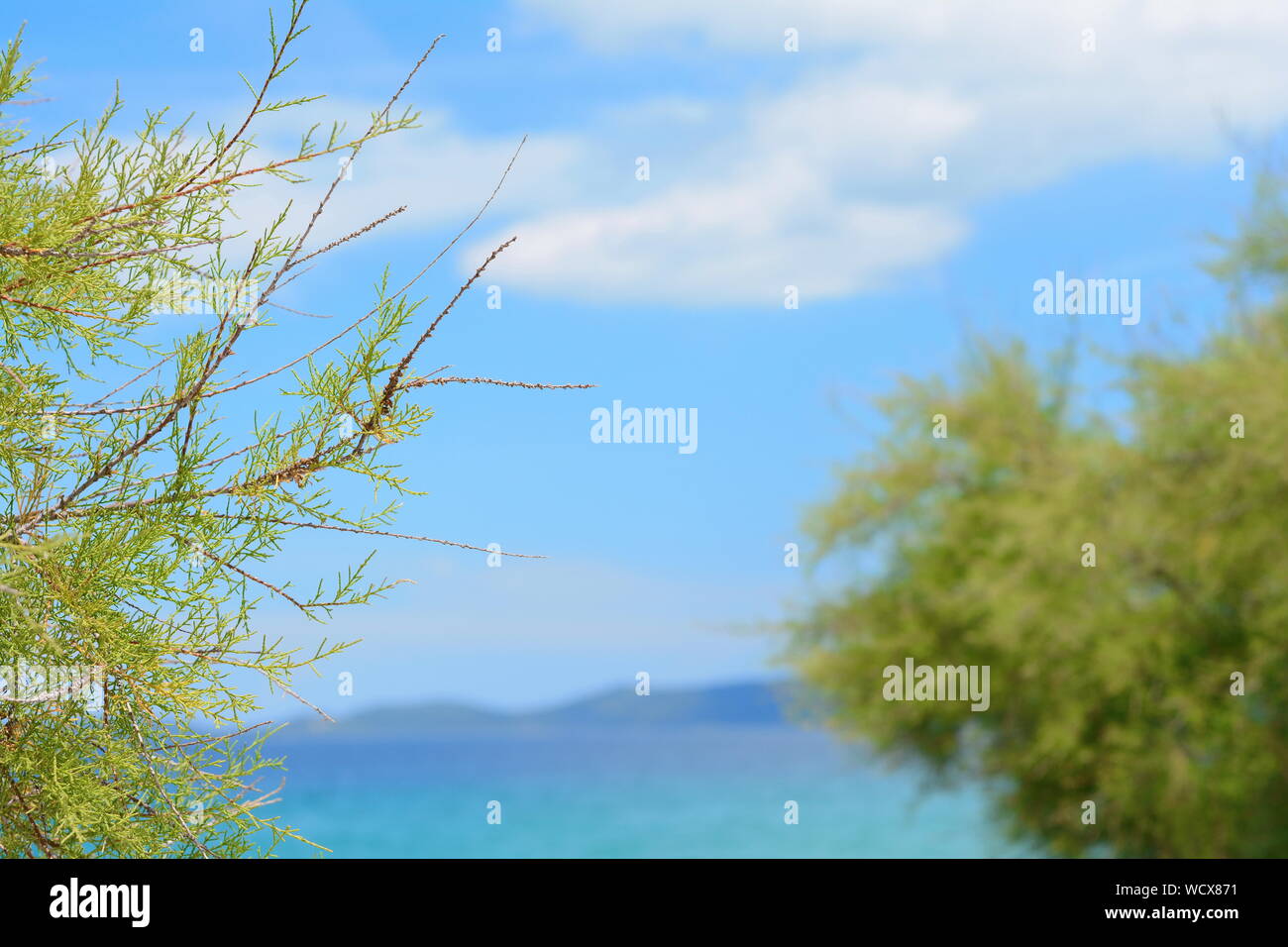 Seascape, Ierissos beach, Chalkidiki, Greece Stock Photo - Alamy