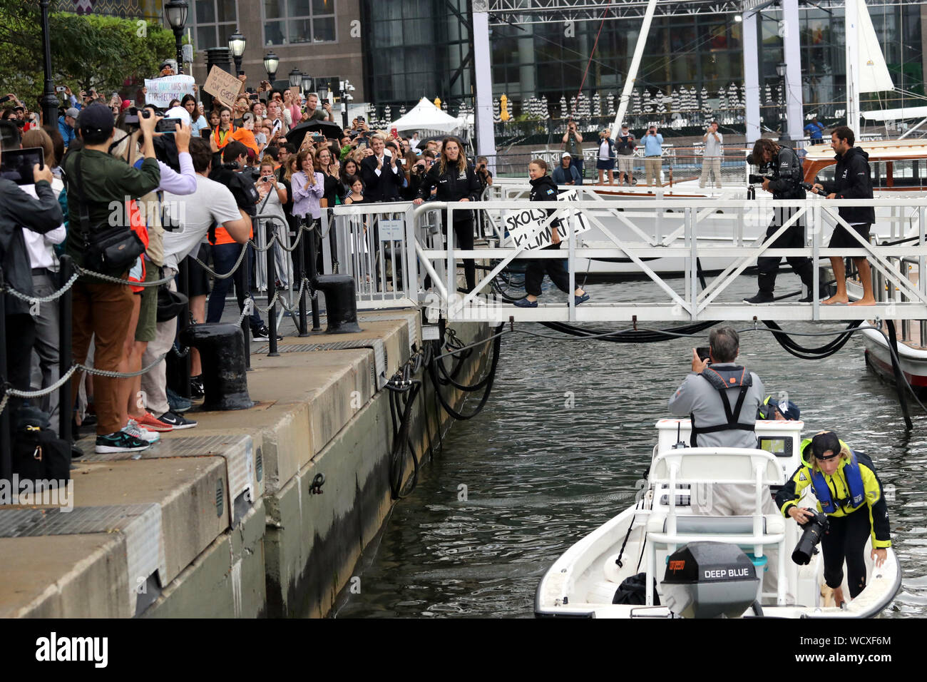 Greta thunberg boat hi-res stock photography and images - Alamy