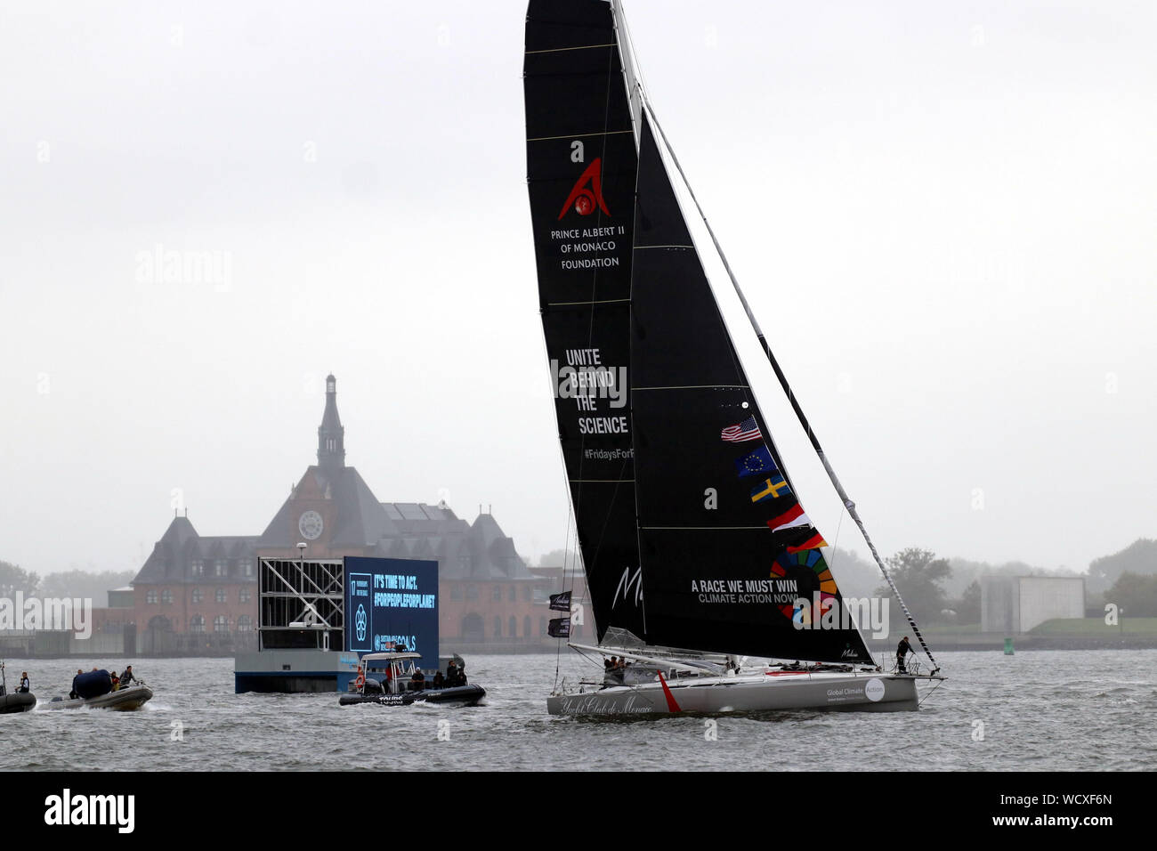 Greta thunberg boat hi-res stock photography and images - Alamy