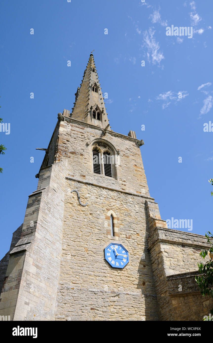 St Mary the Virgin Church, Podington, Bedfordshire Stock Photo - Alamy