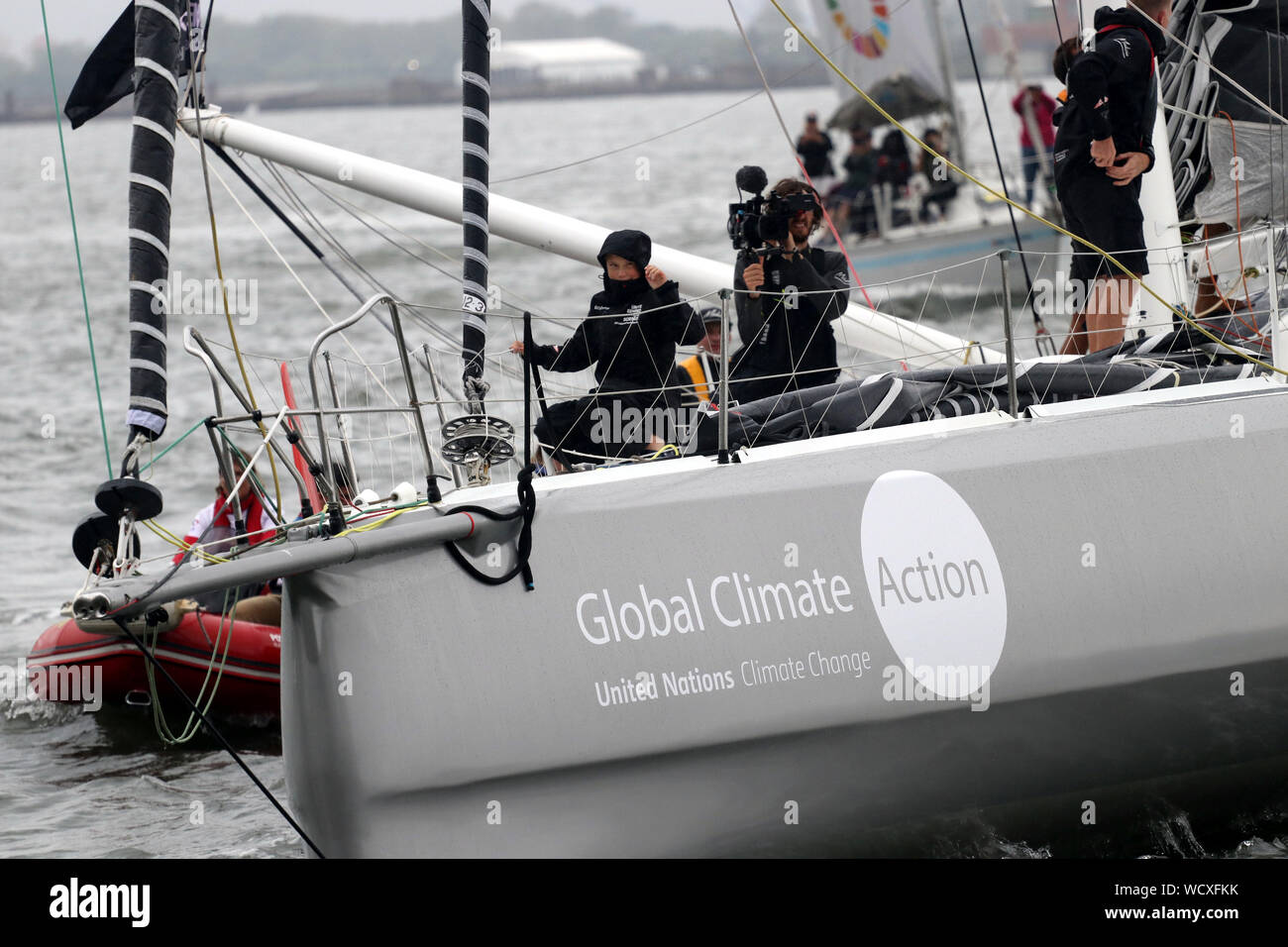 Greta thunberg boat hi-res stock photography and images - Alamy