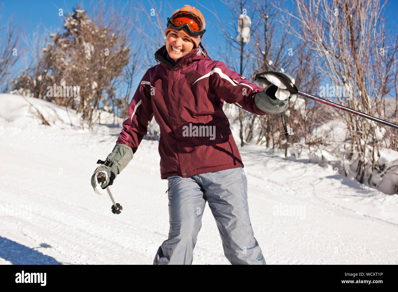 Portrait female mountain woman hi-res stock photography and images - Alamy