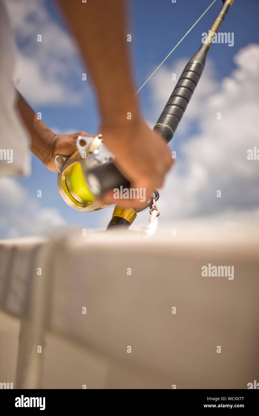 Hand line fishing boats hi-res stock photography and images - Alamy