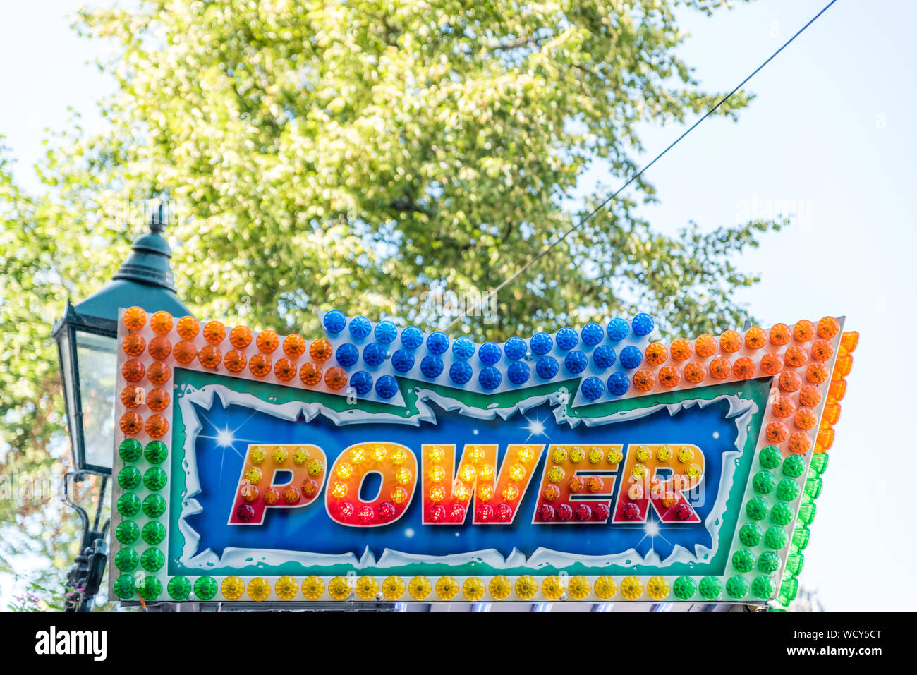 Fancy fair signs for banners and text for commercial use Stock Photo ...