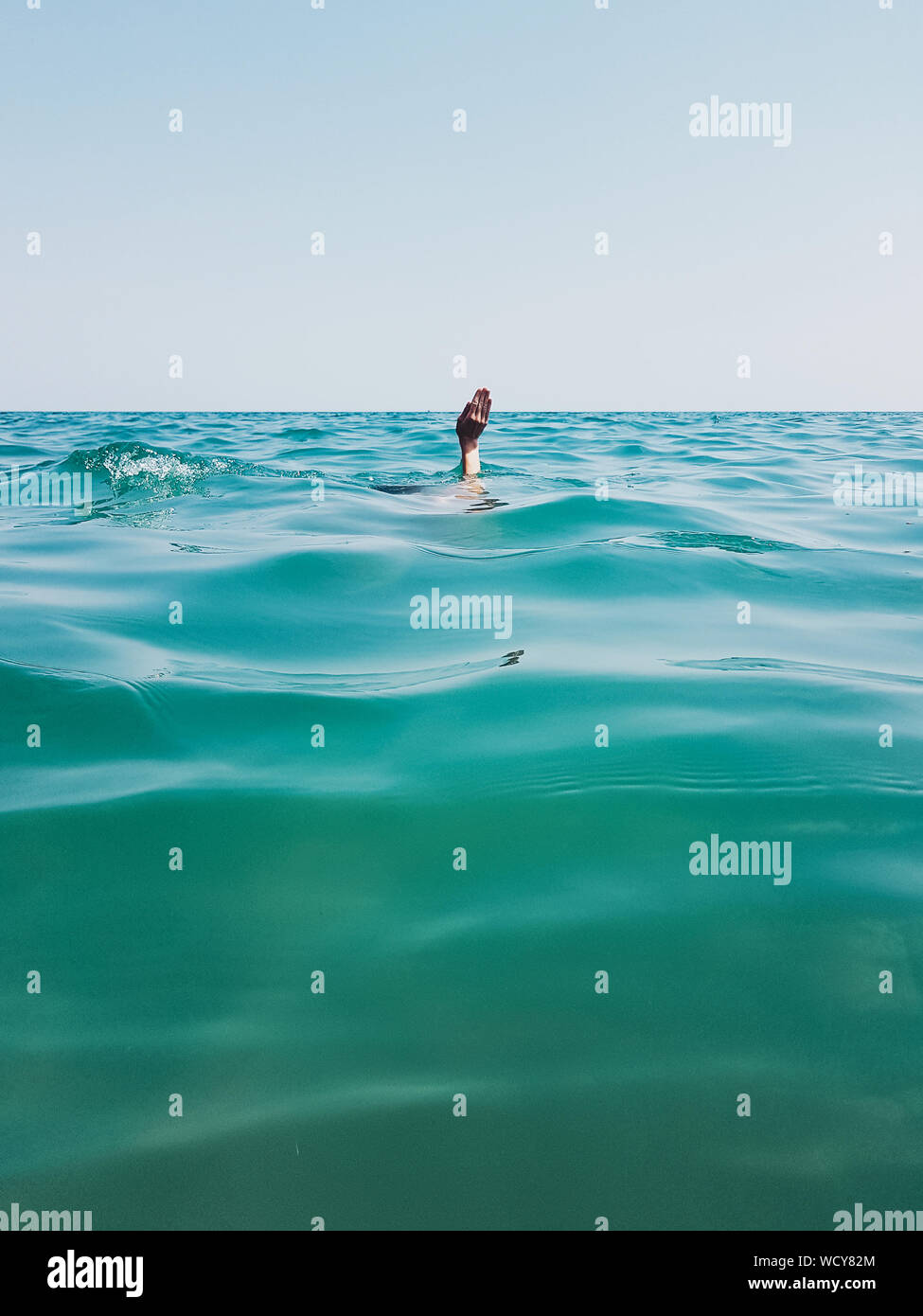 Man drowning sea hi-res stock photography and images - Alamy