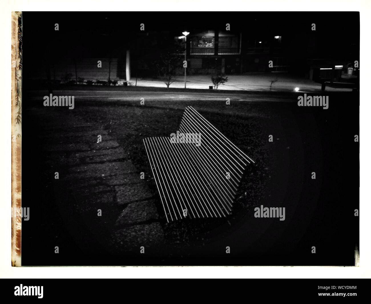 Empty Bench At Night High Resolution Stock Photography and Images - Alamy