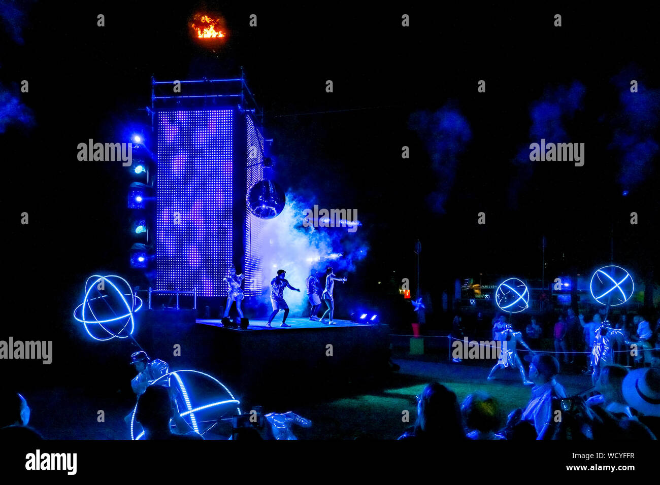 Electric Fire, Pyro Musical show, PNE Fair, Pacific National Exhibition ...