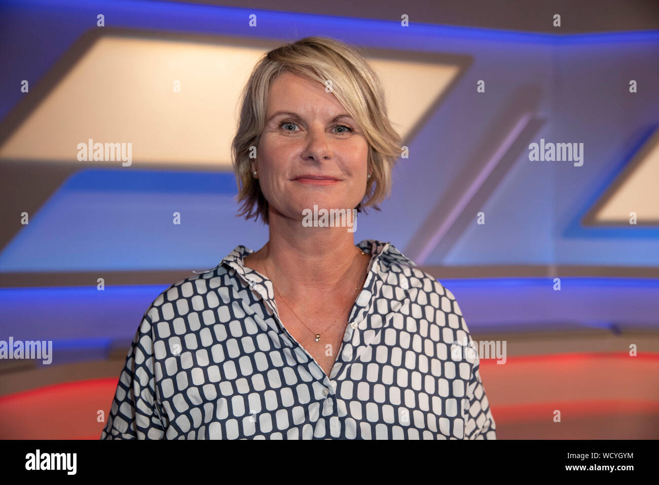 Susanne Gaschke in der ARD-Talkshow 'maischberger. die woche' im WDR ...