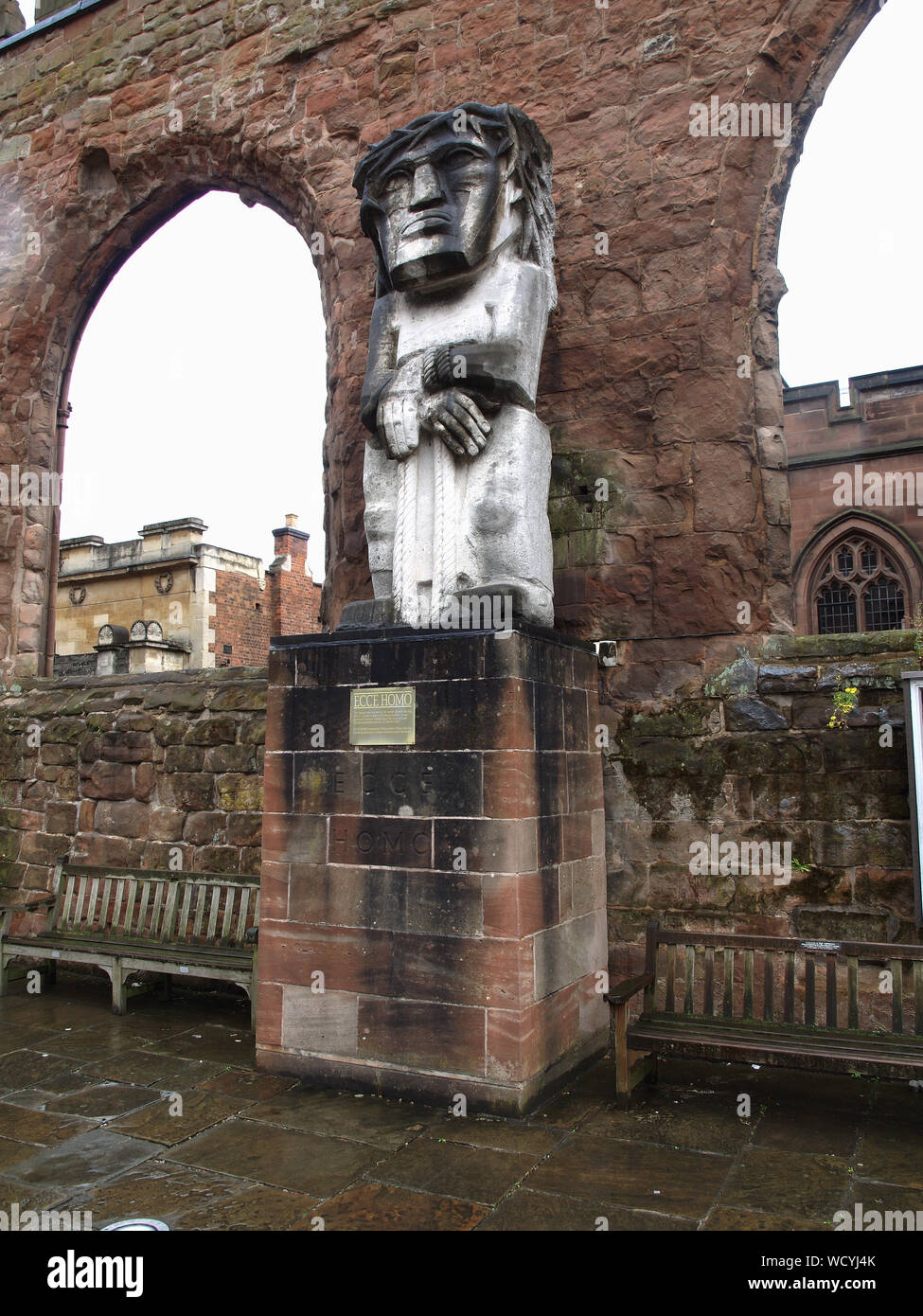 Coventry cathedral reconciliation statue hi-res stock photography and ...