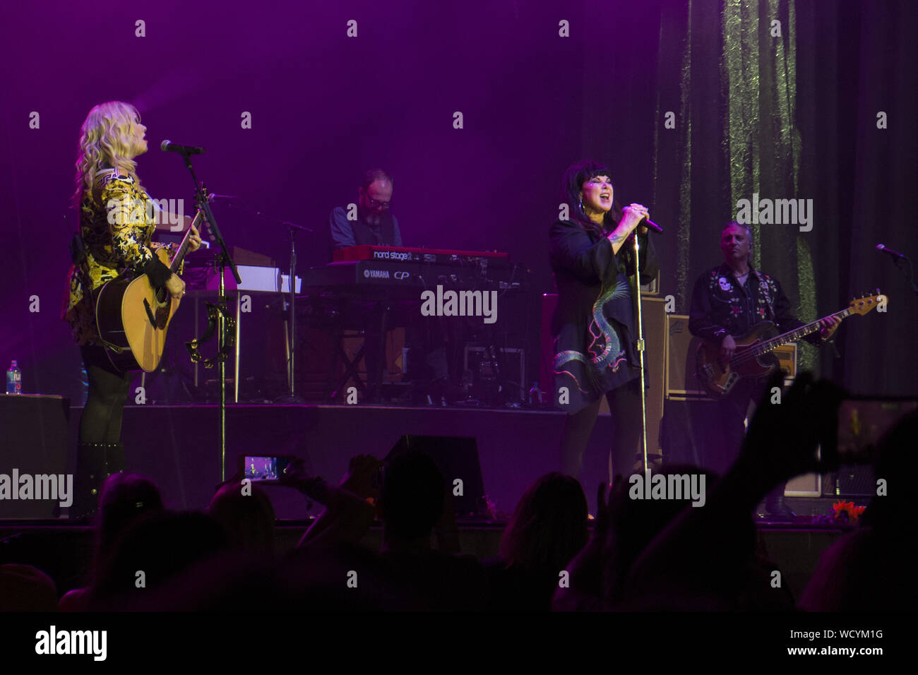 August 27, 2019, Chula Vista, California, U.S: Nancy Wilson, left, and ...