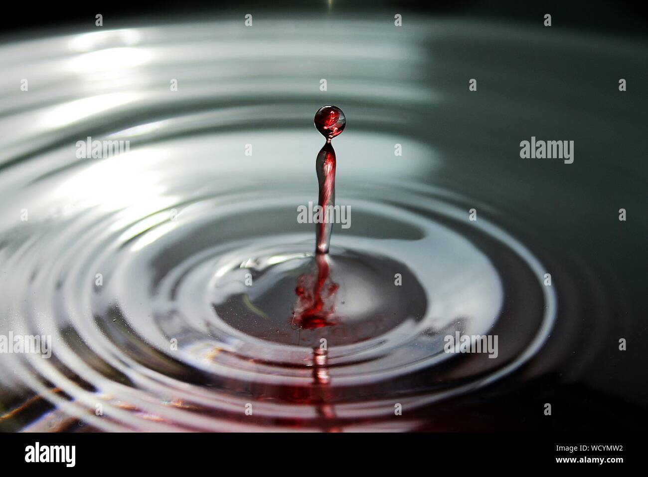 Blood drop water hi-res stock photography and images - Alamy