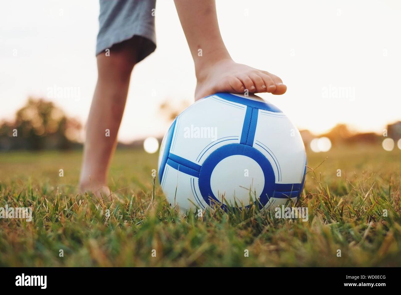Foot ball grass hi-res stock photography and images - Alamy