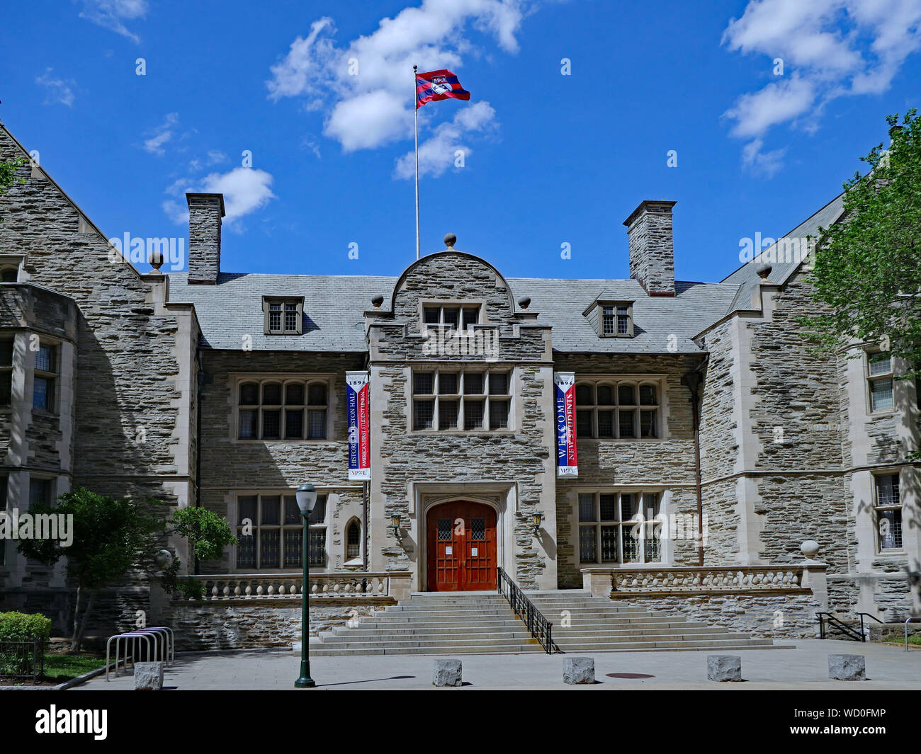PHILADELPHIA - MAY 2019: A historic gothic stone building at the ...