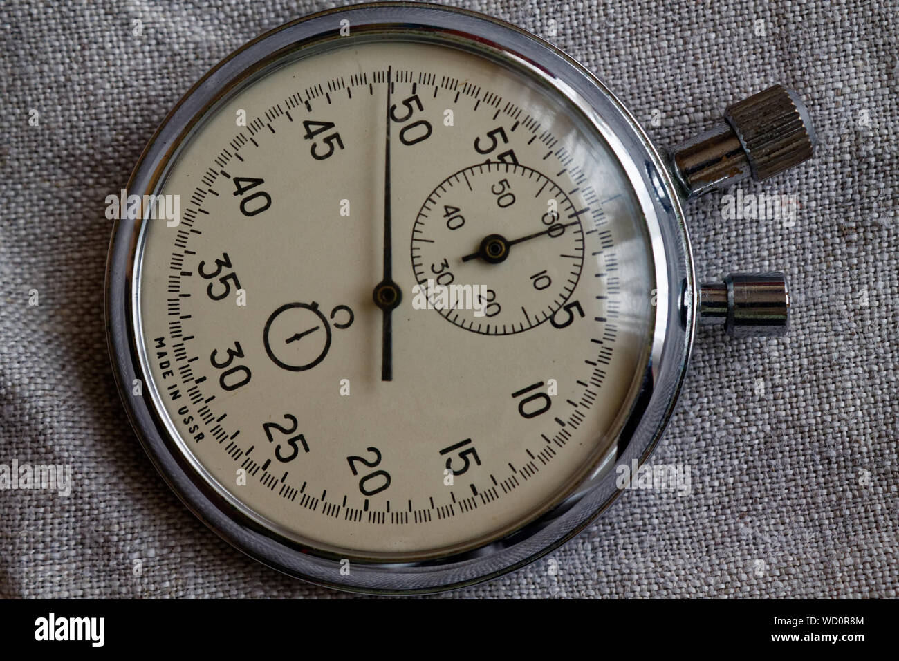 Silver Stopwatch High Resolution Stock Photography and Images - Alamy