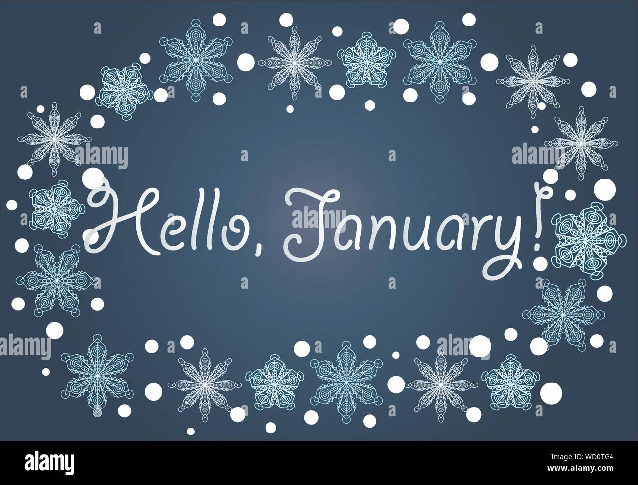 Hello january hi-res stock photography and images - Alamy