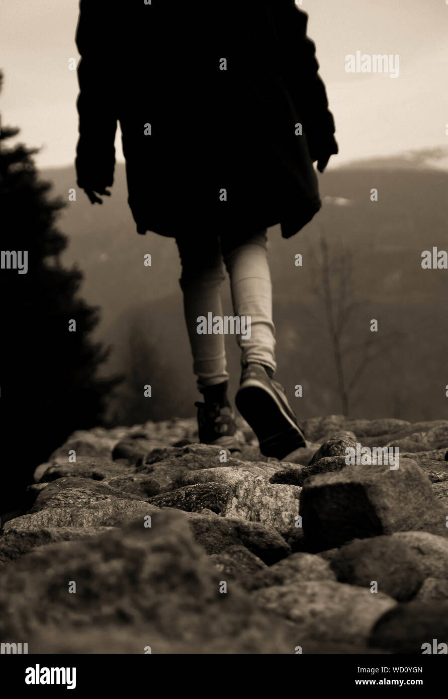 Walking on stones hi-res stock photography and images - Alamy