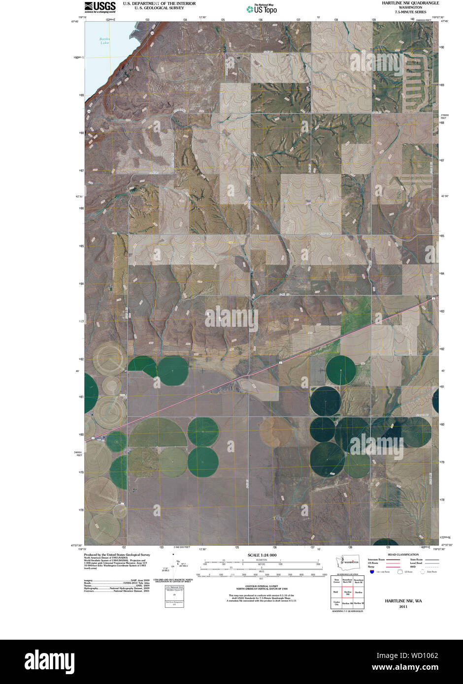 Map of hartline hi-res stock photography and images - Alamy