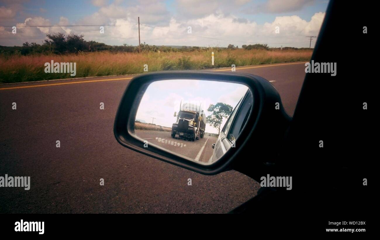 Truck mirror hi-res stock photography and images - Alamy