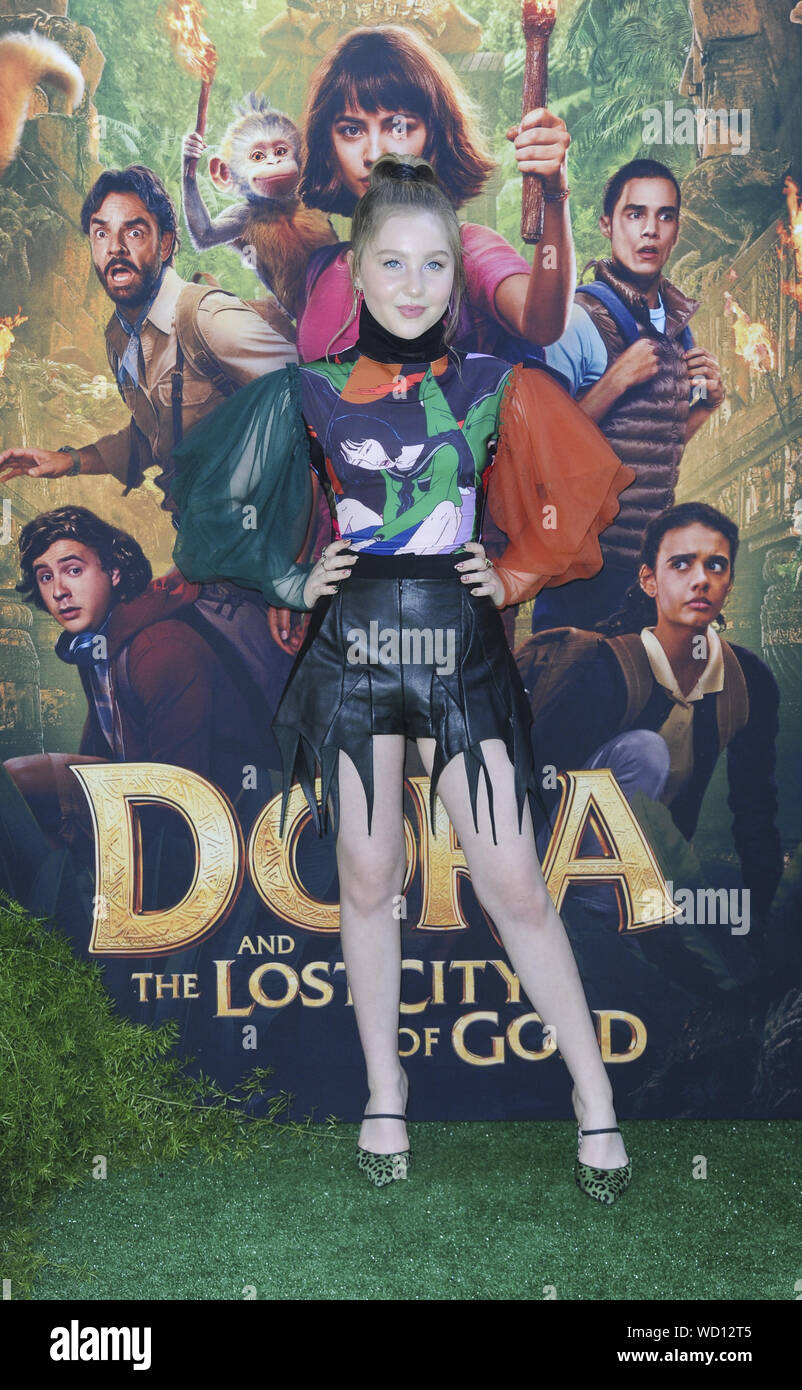 Premiere Dora and the Lost City of Gold Featuring: Ella Anderson Where ...