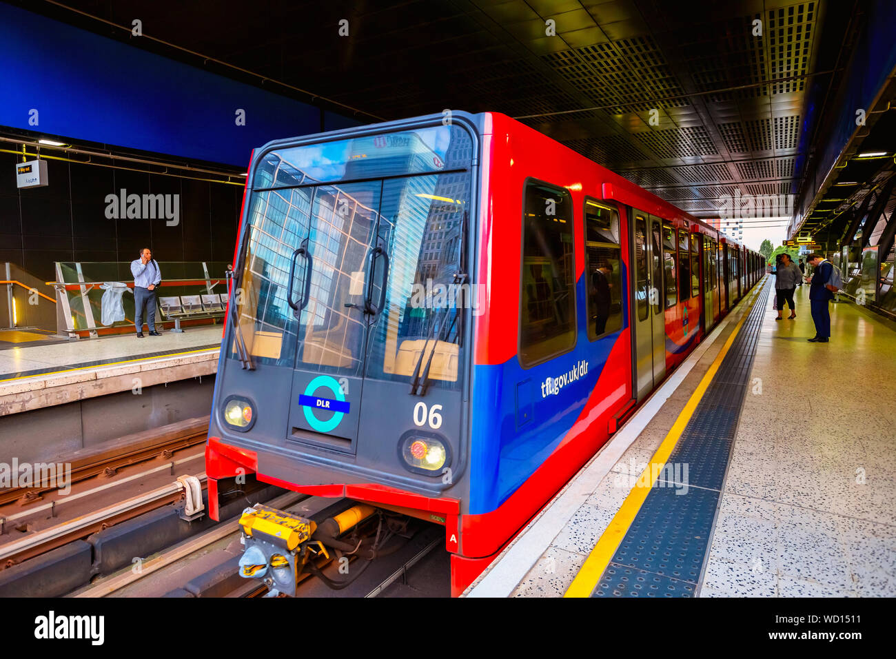 Dlr train interior hi-res stock photography and images - Alamy