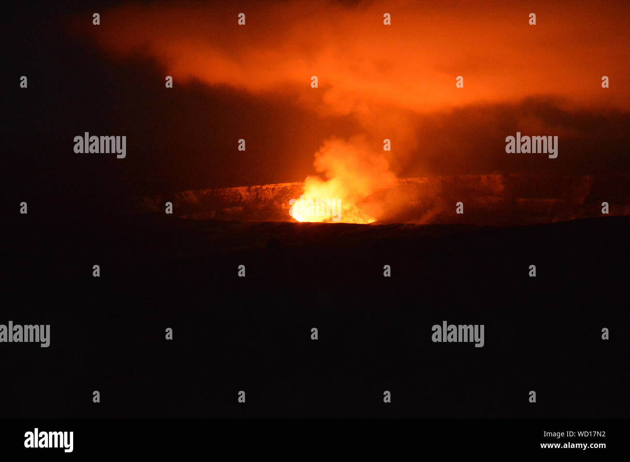 Erupting flame smoke heat nature hi-res stock photography and images ...