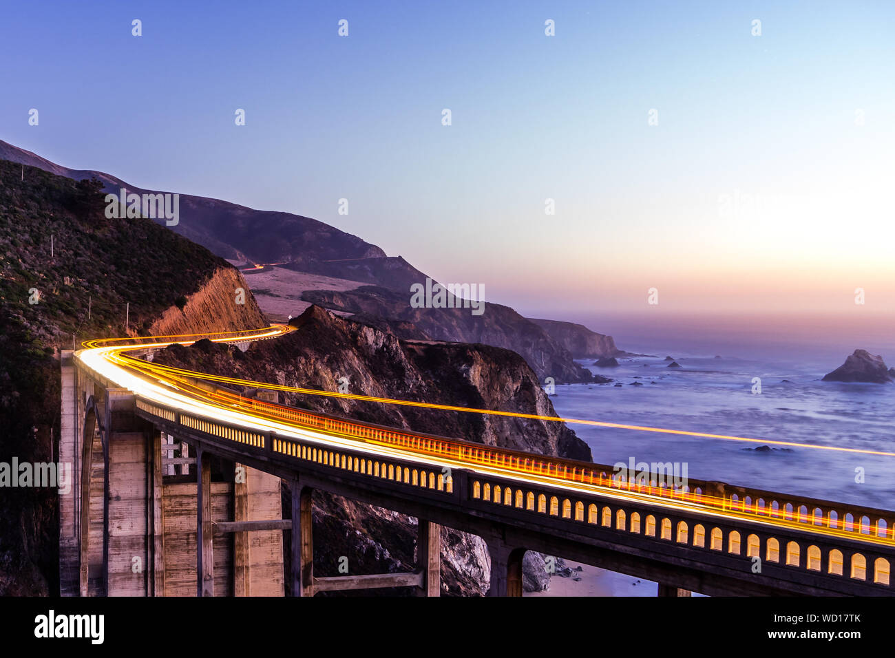 Scenic Bixby Bridge Stock Photo - Alamy