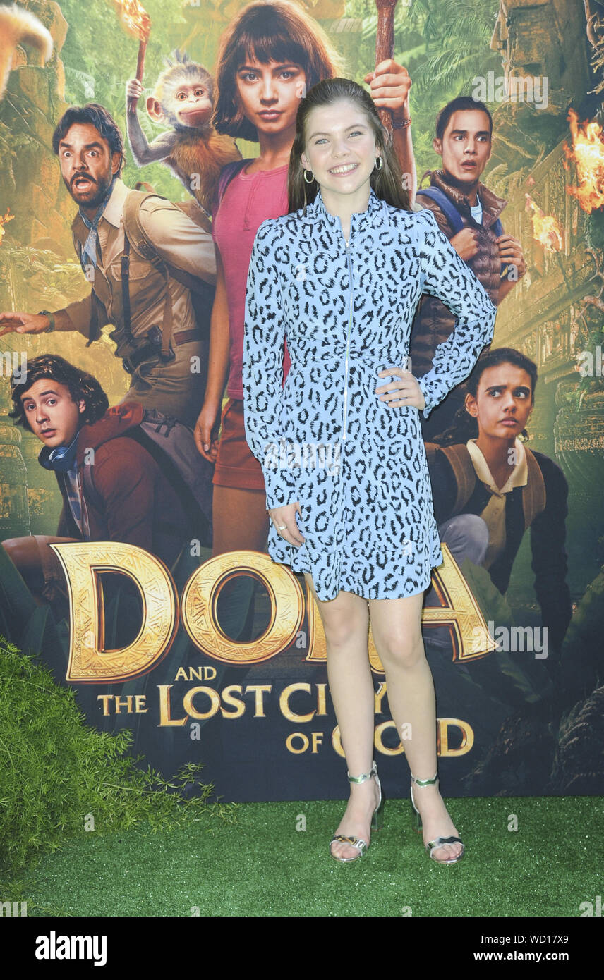 Premiere Dora and the Lost City of Gold Featuring: Kate Godfrey Where ...
