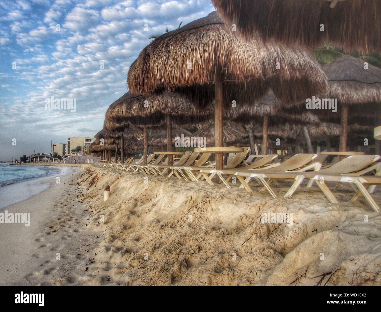 Seats on beach hi-res stock photography and images - Alamy