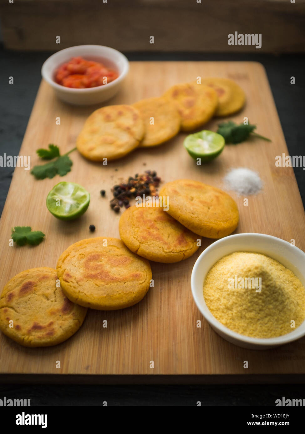 Colombia arepas hi-res stock photography and images - Alamy