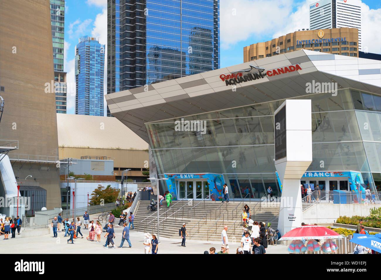 Ripley's Aquarium of Canada, Building Exterior, Toronto, Ontario Stock ...