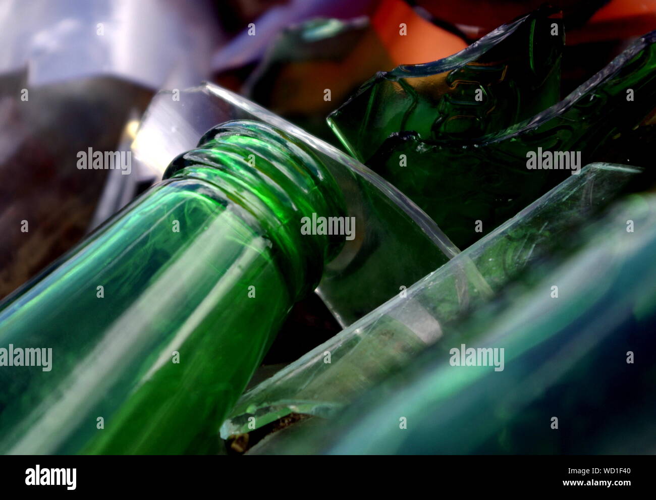 Broken Glass Bottle High Resolution Stock Photography and Images - Alamy