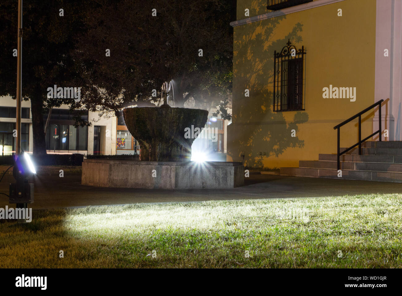 Downtown Hot Springs at Night, Arkansas Stock Photo - Alamy