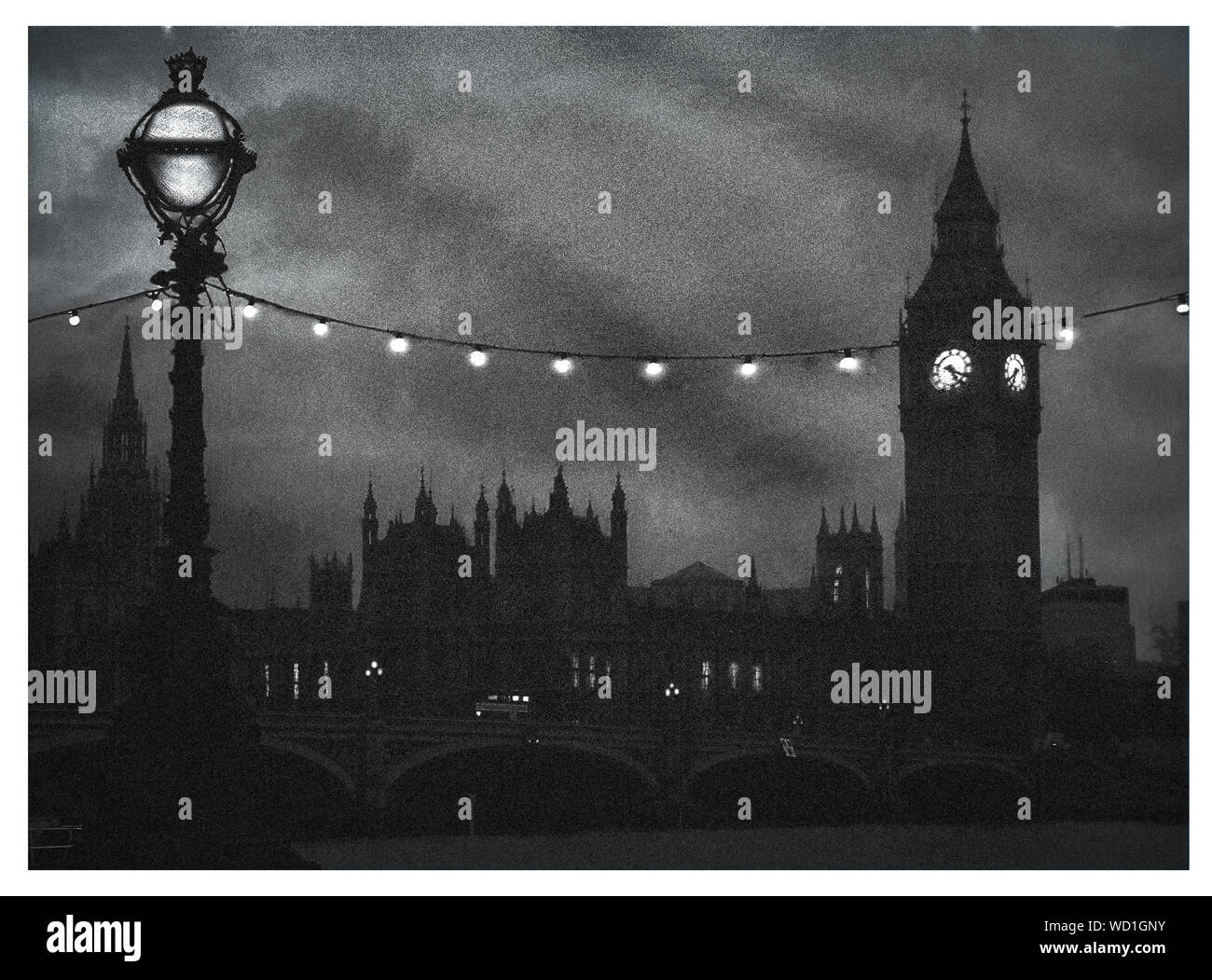Big ben light clock Cut Out Stock Images & Pictures - Alamy