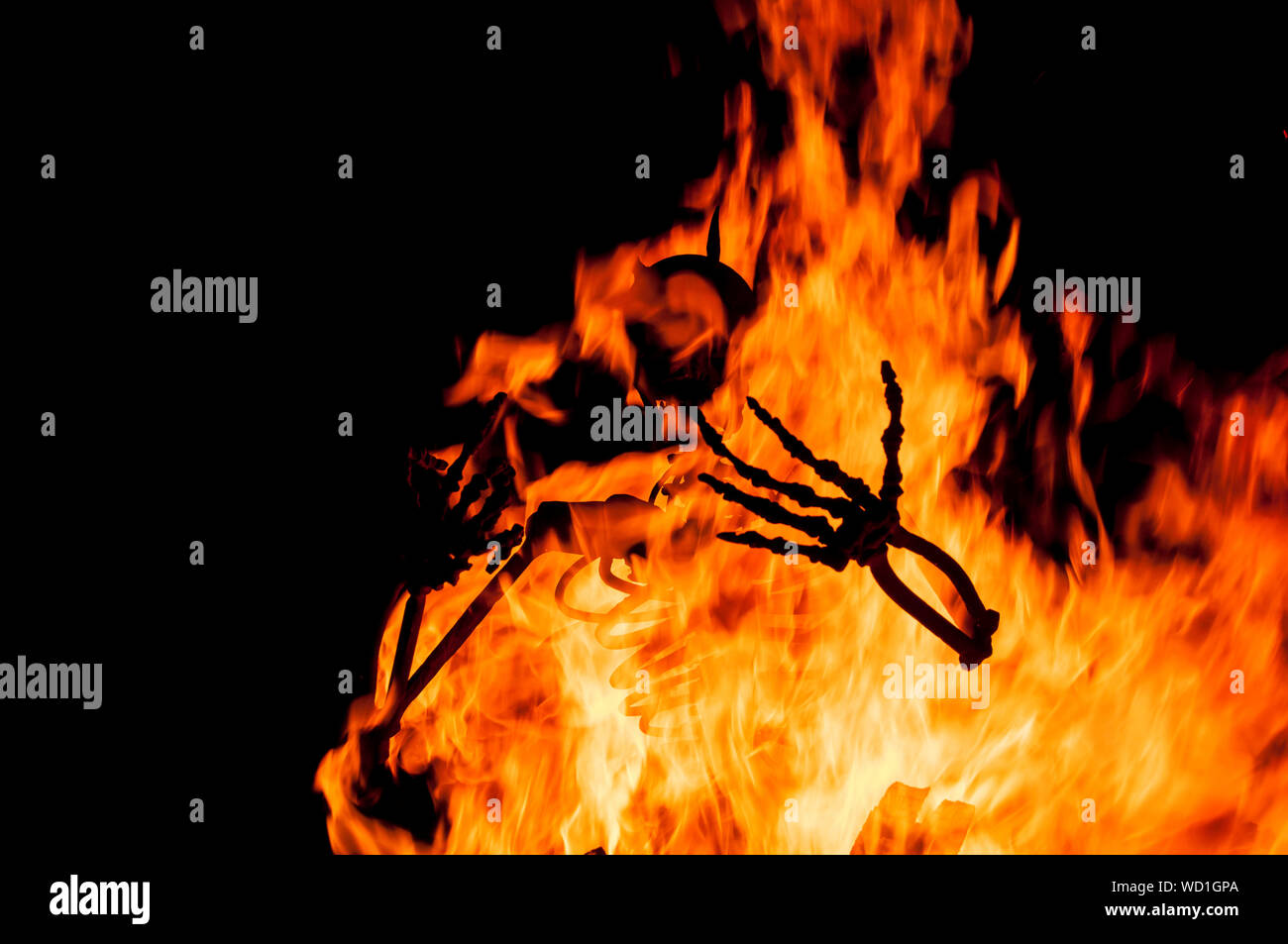 Skeleton Fire High Resolution Stock Photography and Images - Alamy