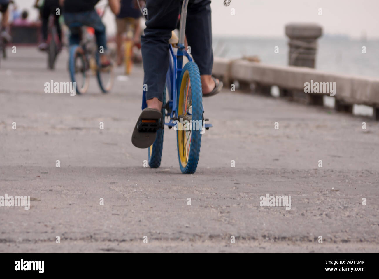 Cycling on the promenade hi-res stock photography and images - Alamy