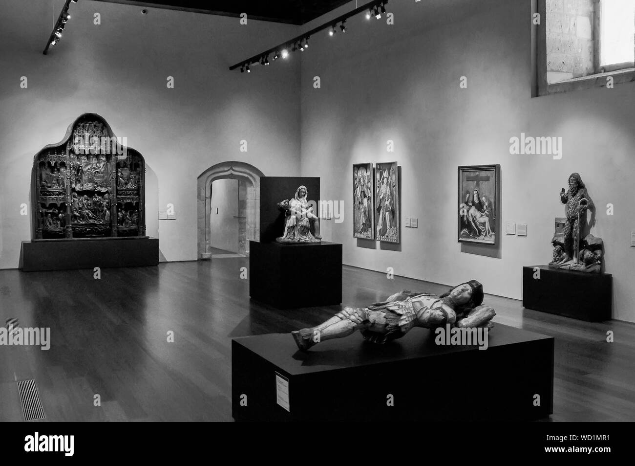 Pieta 15th century in the museum of ancient art hi-res stock ...