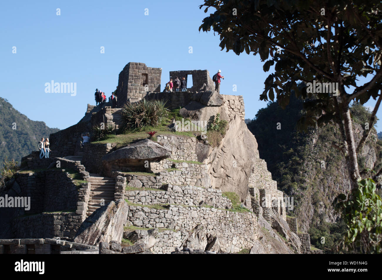 Staircase at inca ruins hi-res stock photography and images - Alamy