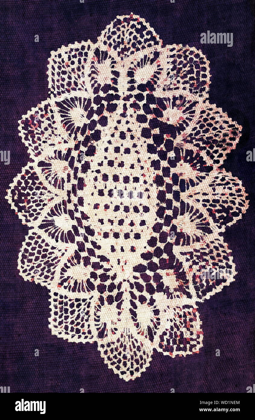 Handmade doily background texture grunge. Crocheted motive Stock Photo ...