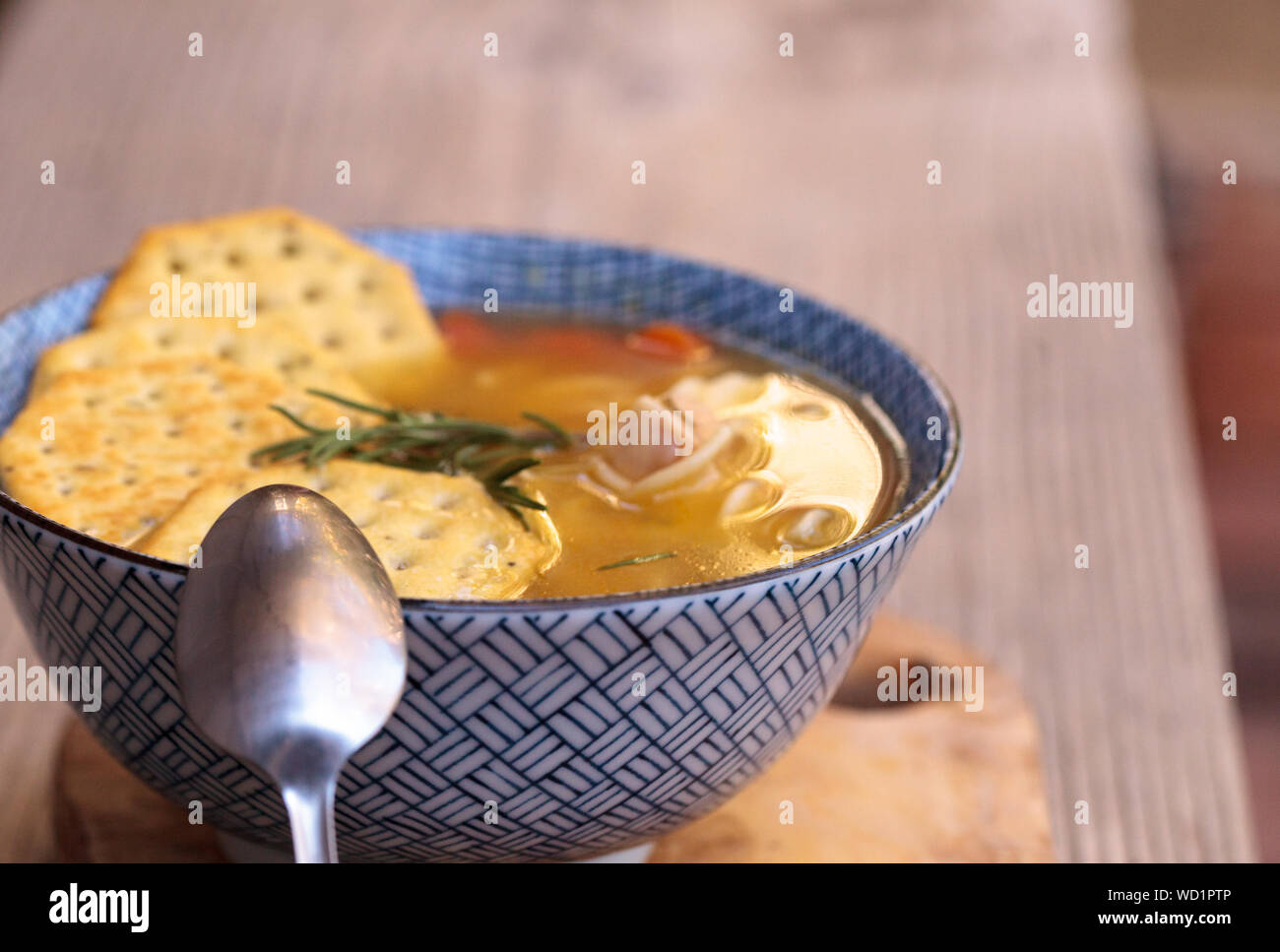 Soup crackers hi-res stock photography and images - Alamy