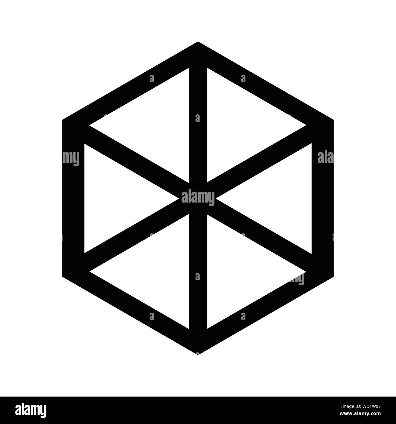 3d hexagon Cut Out Stock Images & Pictures - Alamy