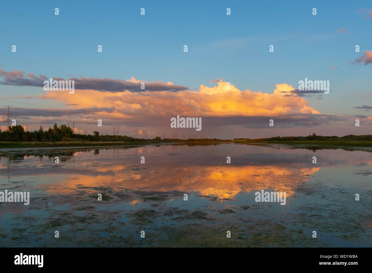 Saskatchewan Prairie Sunset High Resolution Stock Photography and ...