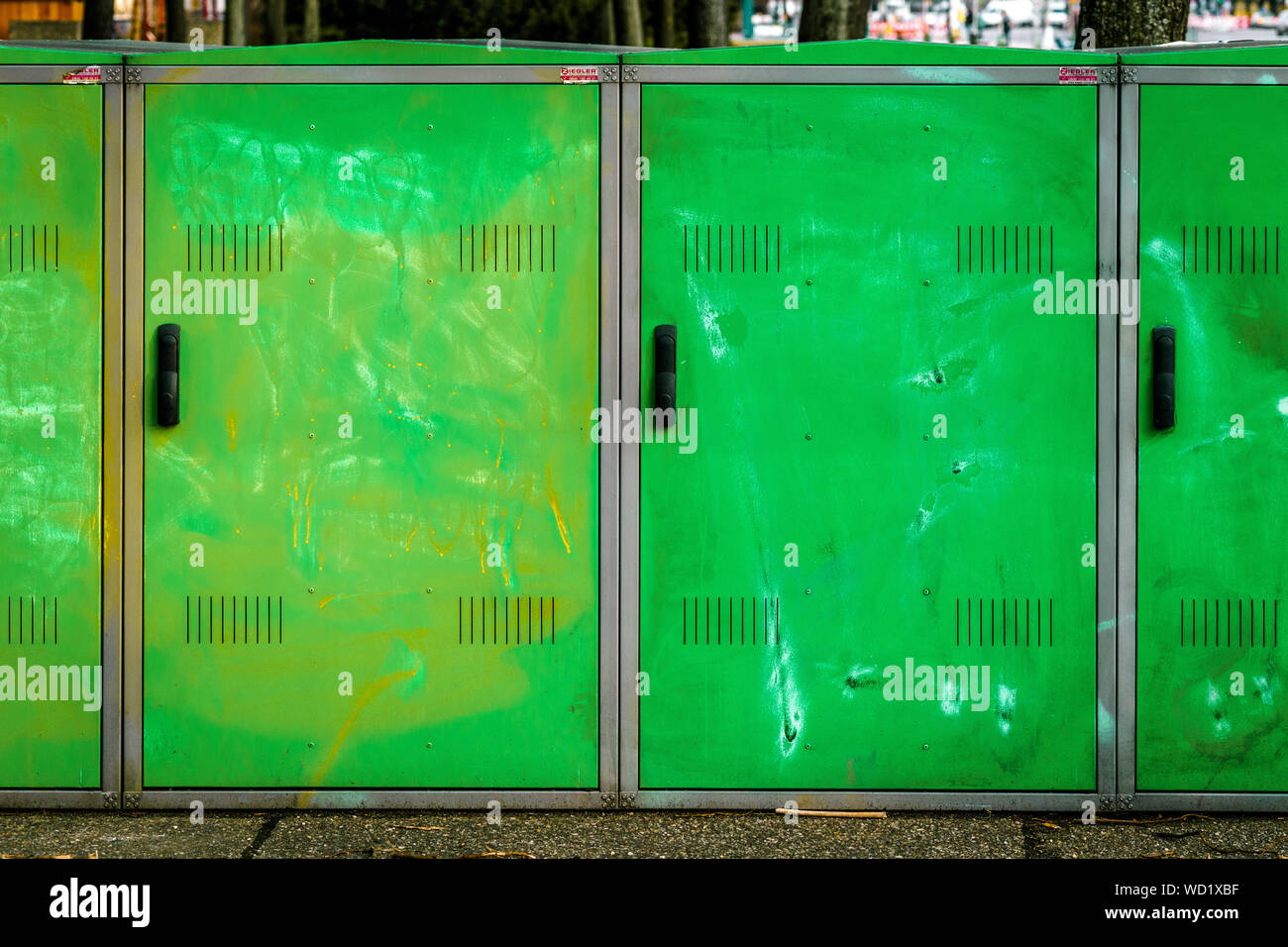 Green Lockers High Resolution Stock Photography and Images - Alamy