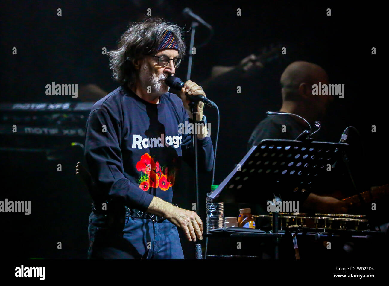 Franz Di Cioccio, front man and founder of "PFM - Premiata Fonderia ...