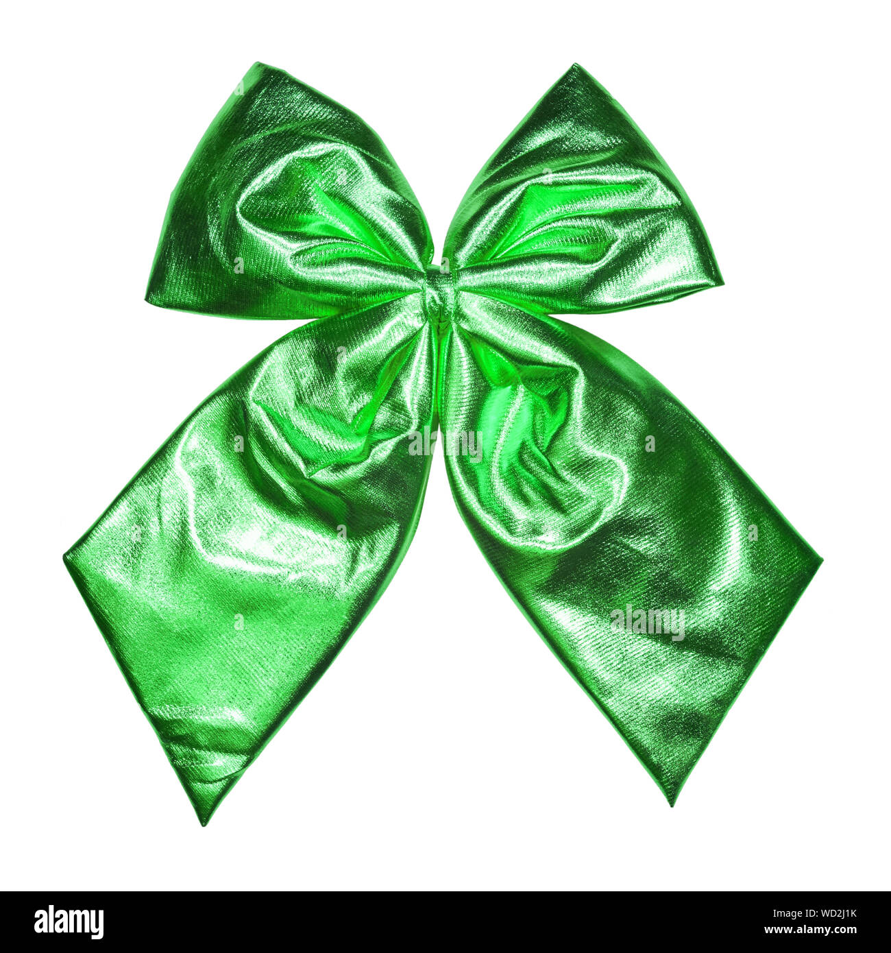 Shiny green ribbon hi-res stock photography and images - Alamy