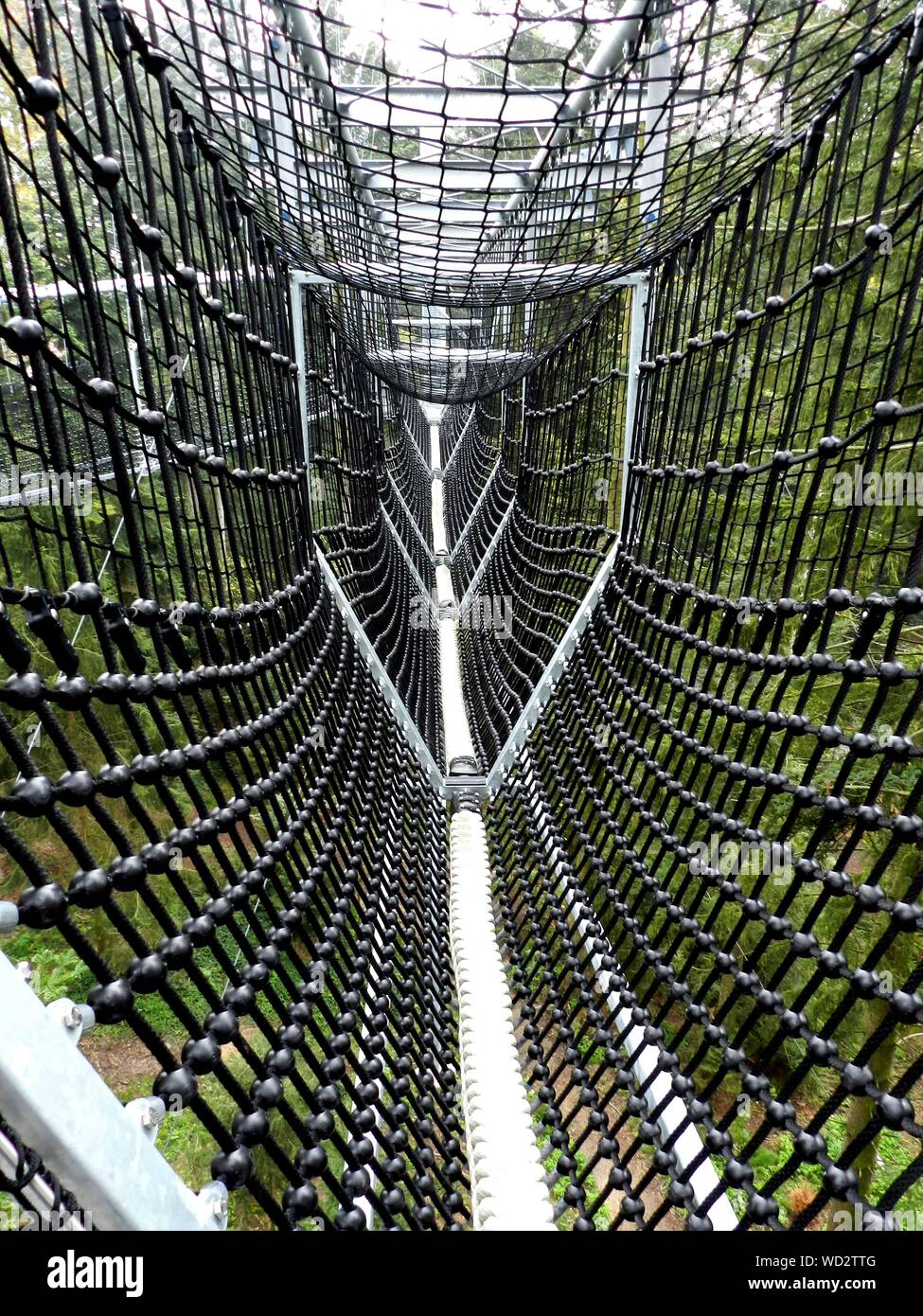 Narrow rope bridge hi-res stock photography and images - Alamy