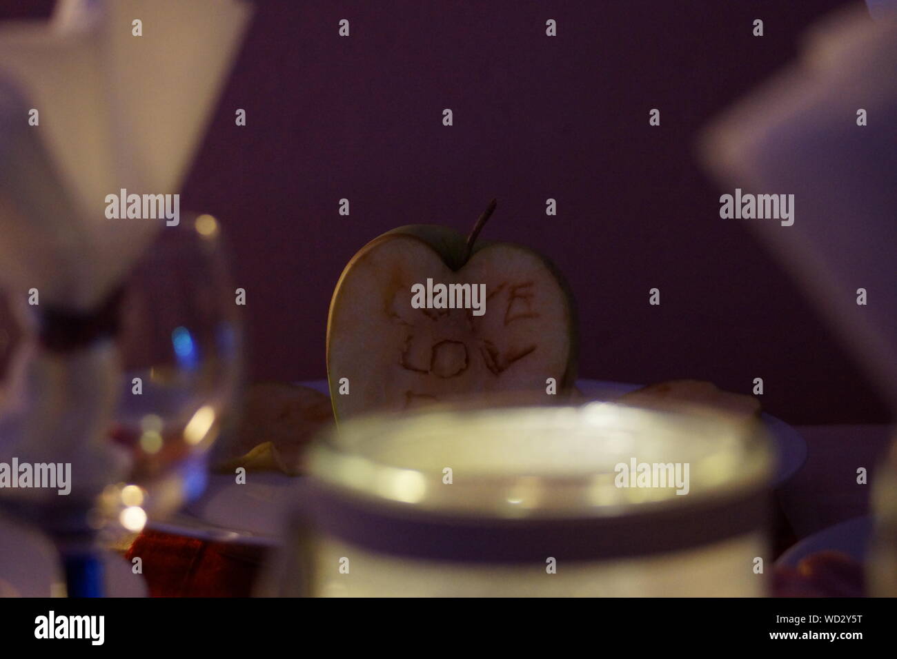Cross section of an apple hi-res stock photography and images - Alamy