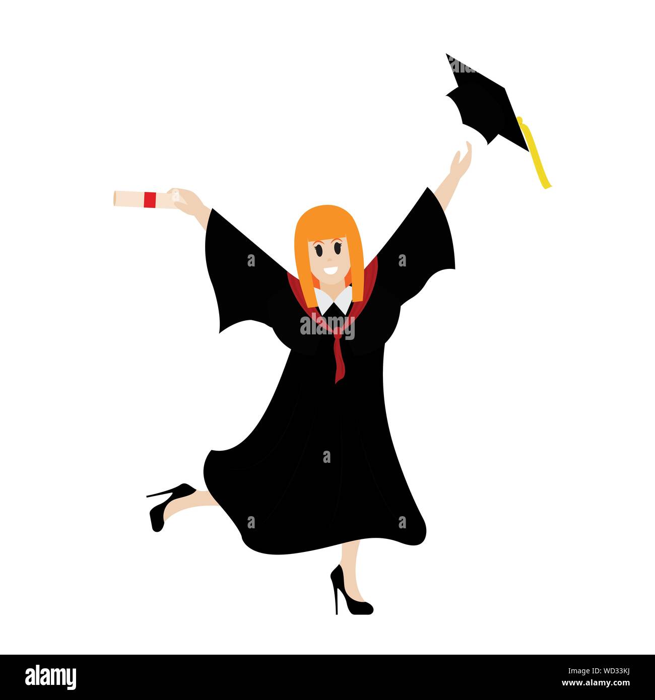 Happy Graduation day Stock Vector Image & Art - Alamy