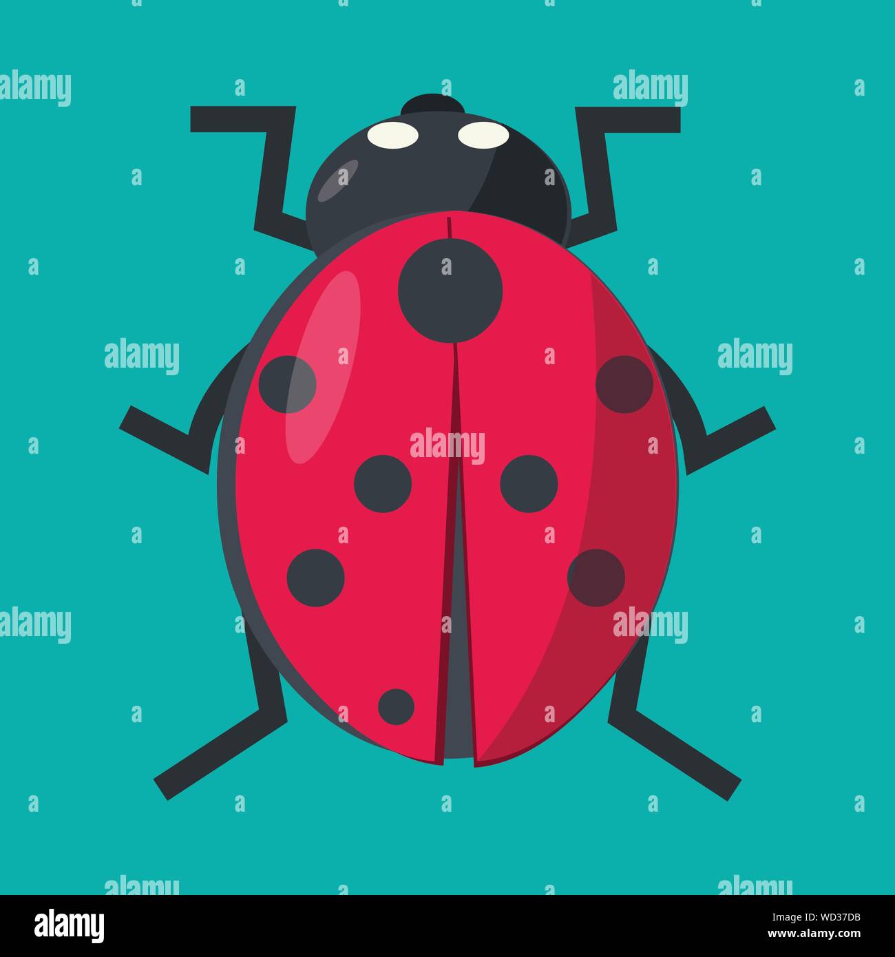 ladybug vector illustration Stock Vector Image & Art - Alamy