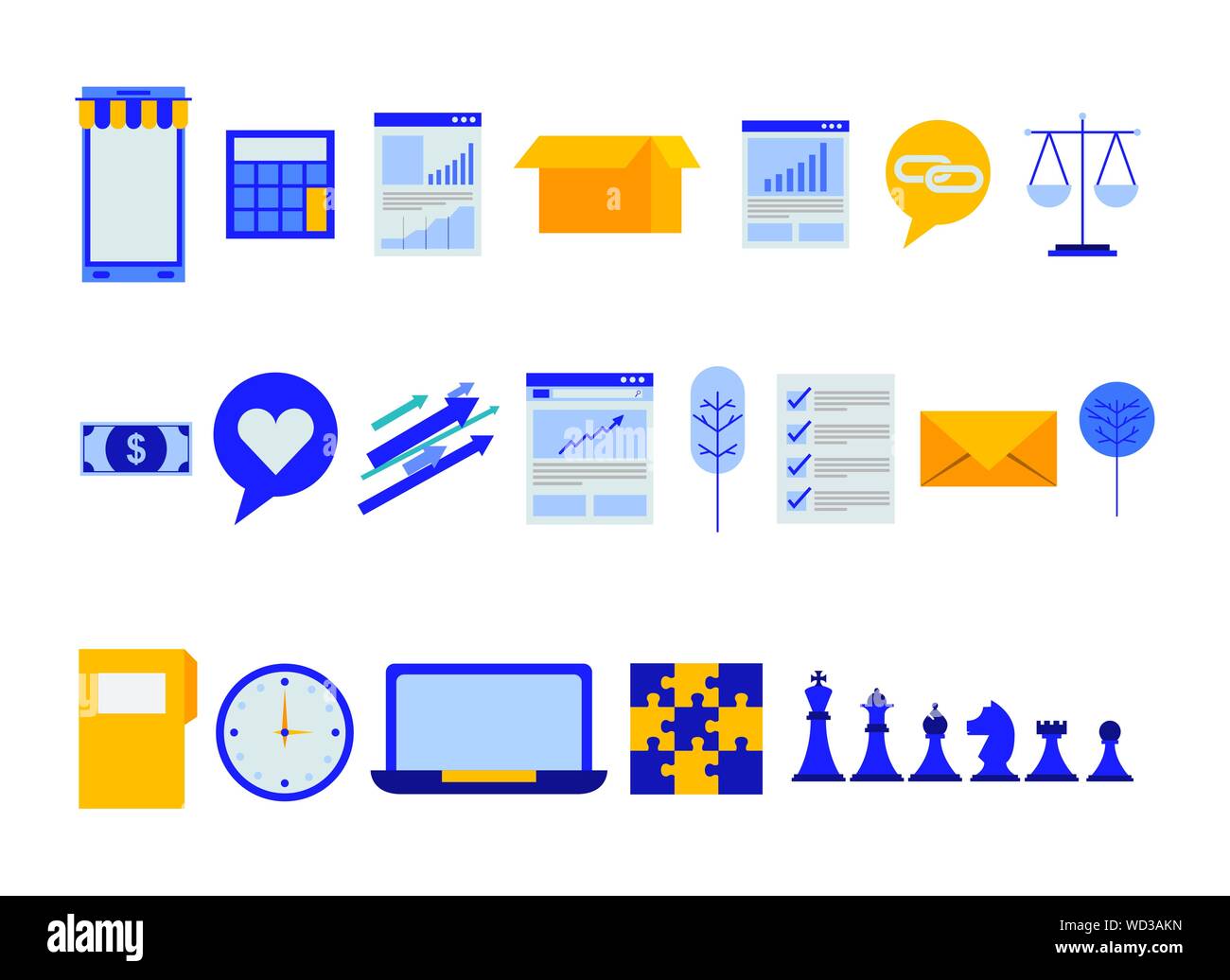 Stock market puzzle Stock Vector Images - Alamy