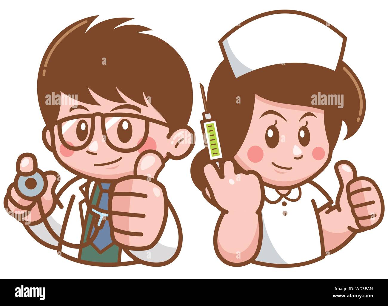 Doctors And Nurses Cartoon